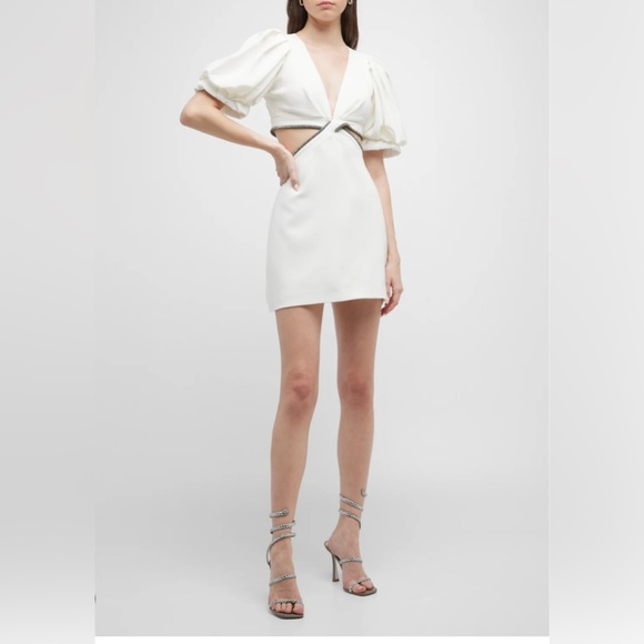 A.L.C. | Dresses | Alc Hazel Cutout Puff Sleeve Mini Dress | Poshmark